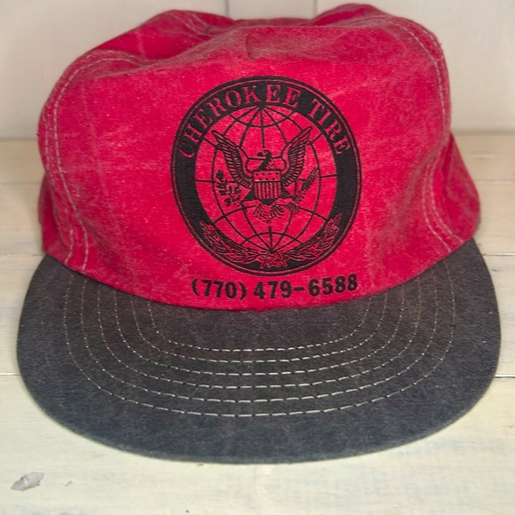 Ken’s Advertising | Accessories | Vintage Snapback Hat Cherokee Tire ...